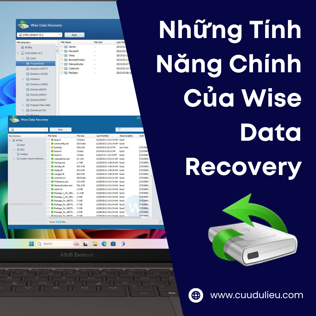 Wise Data Recovery – Phần Mềm Khôi Phục Dữ Liệu Miễn Phí, Nhẹ, Dễ Dùng